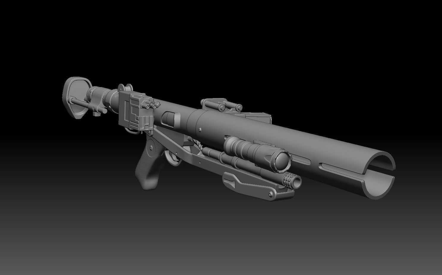 DEATH TROOPER BLASTECH E-11D RIFLE 3D model 3D printable | CGTrader