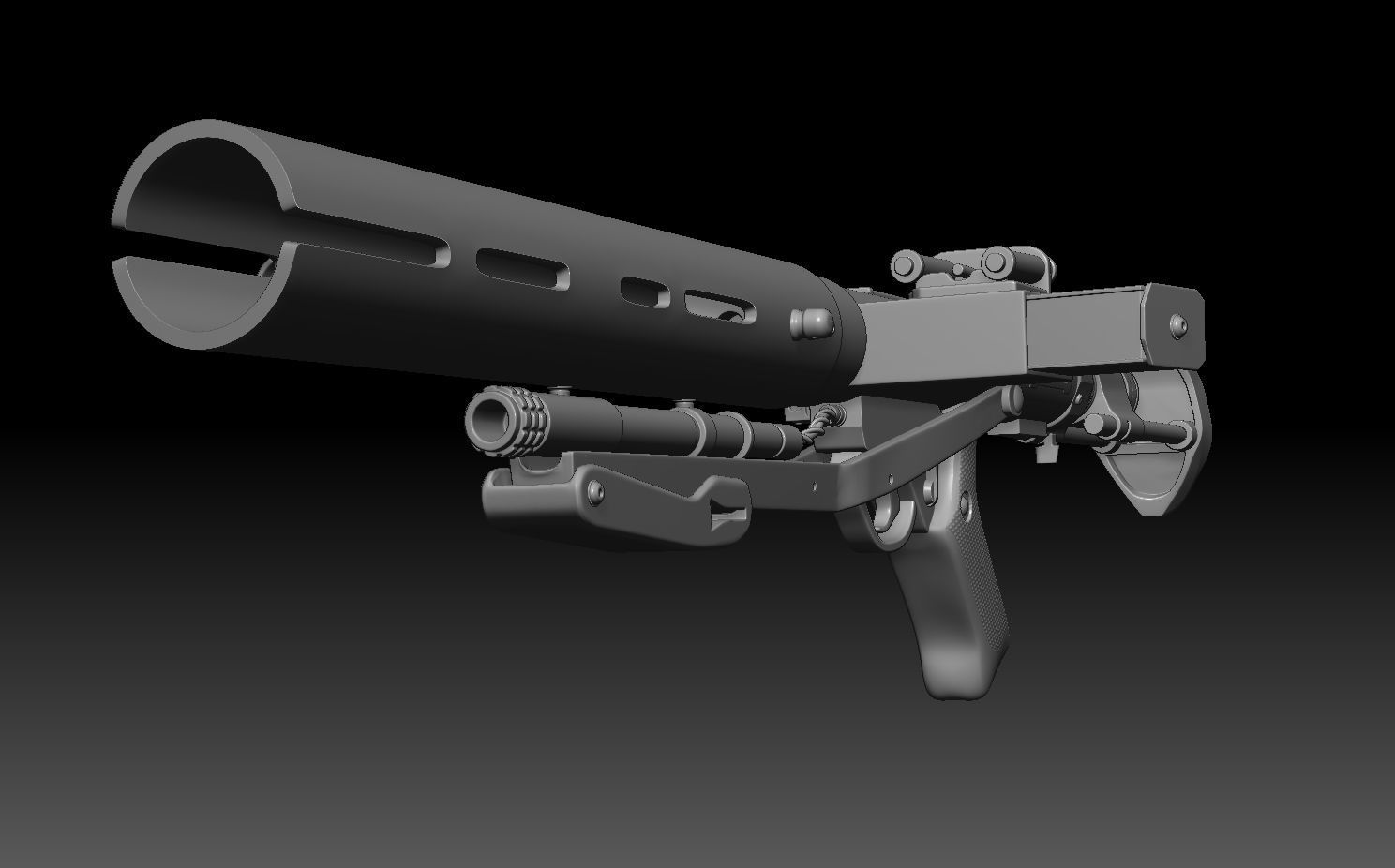 DEATH TROOPER BLASTECH E-11D RIFLE 3D model 3D printable | CGTrader