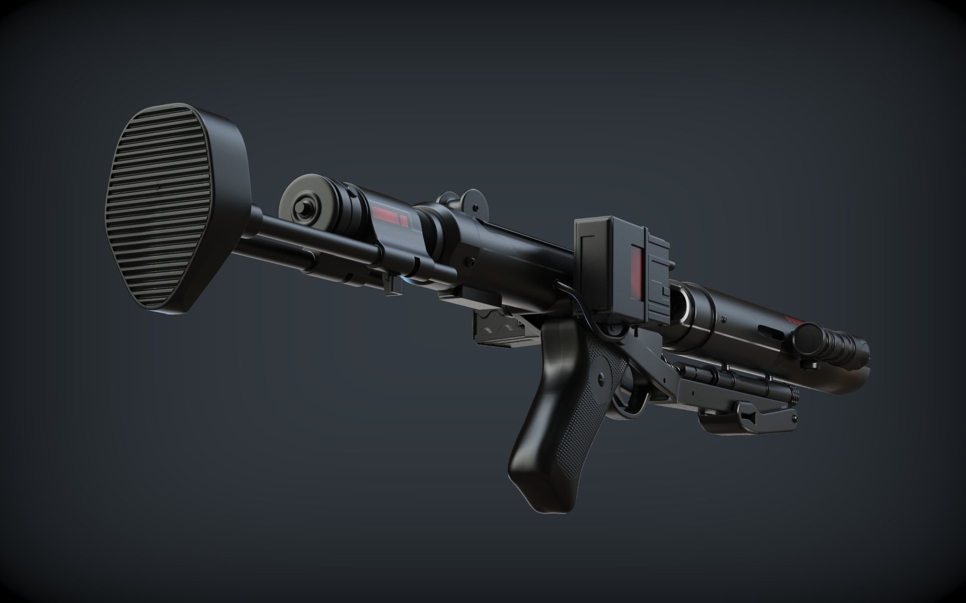 DEATH TROOPER BLASTECH E-11D RIFLE 3D model 3D printable | CGTrader