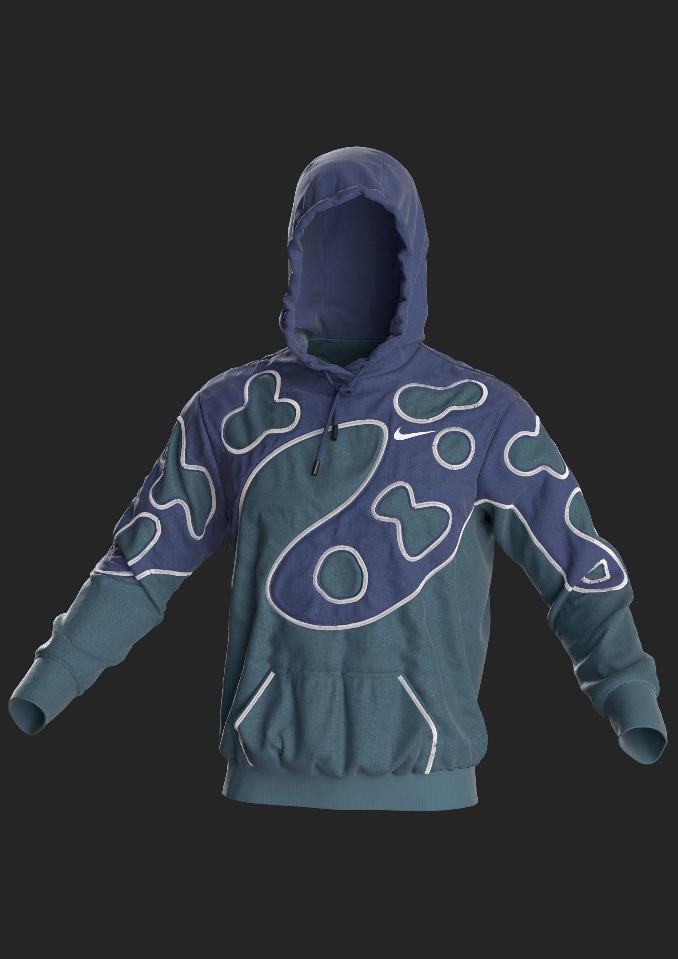 3 Hoodies Marvelous Designer project 3D model | CGTrader