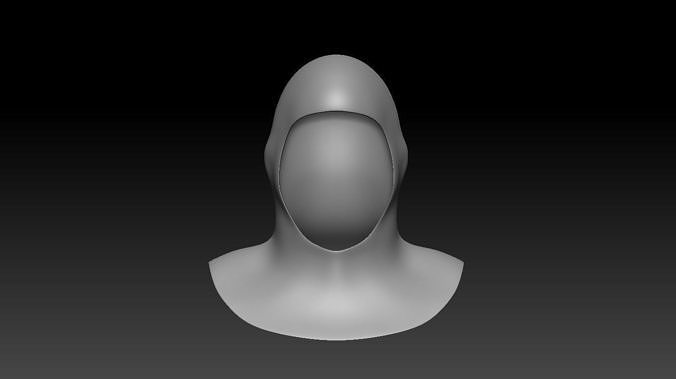 High-poly model Hood head 3D model | CGTrader
