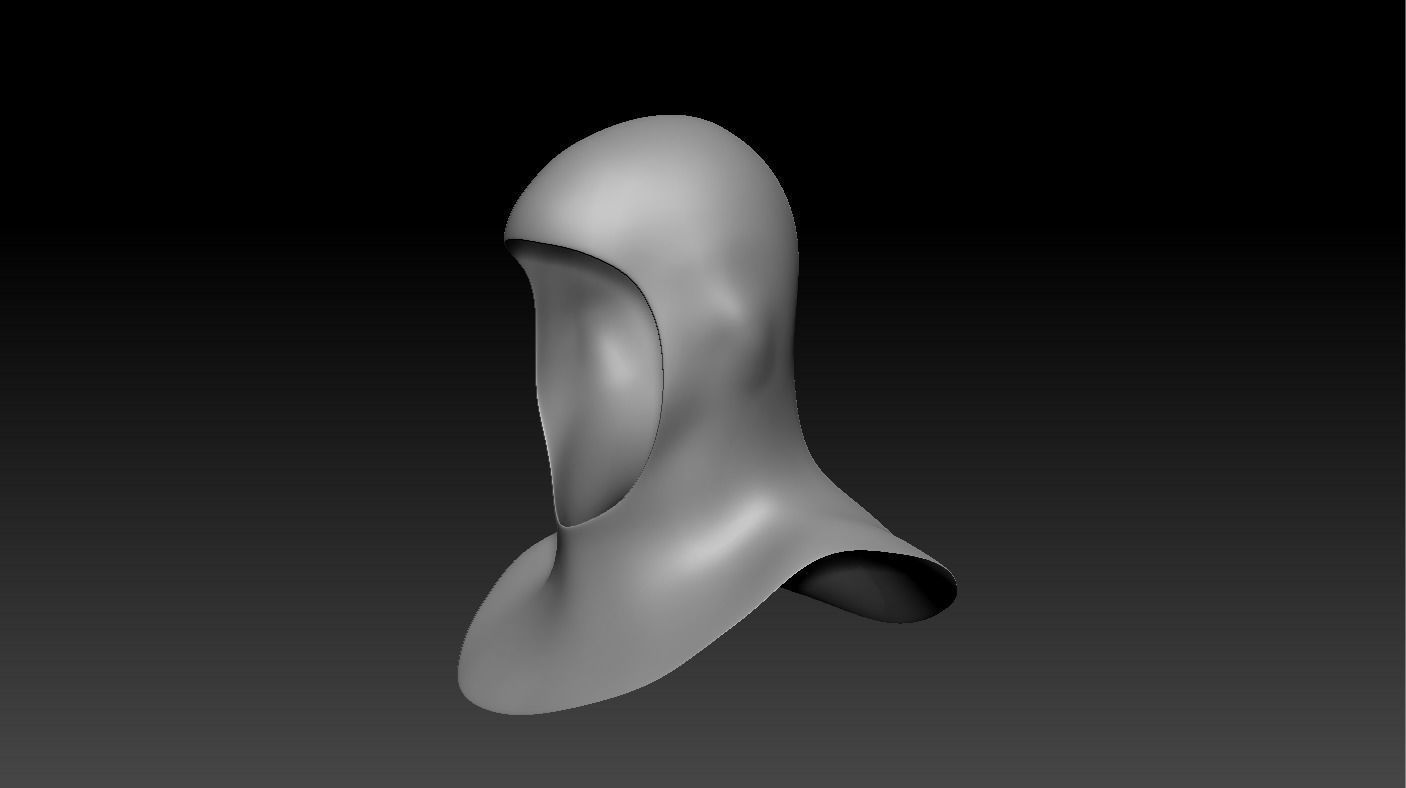 High-poly model Hood head 3D model | CGTrader