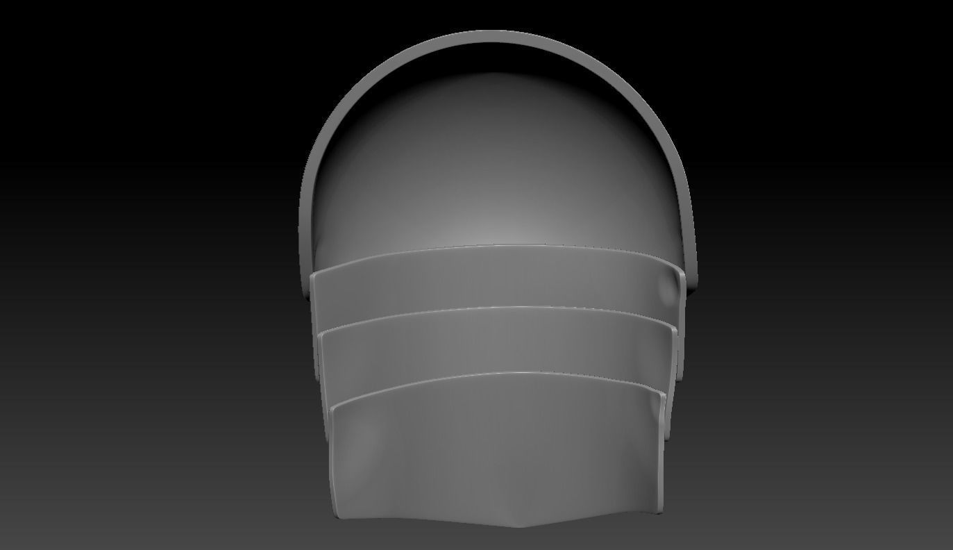 High-poly model knight pauldron 3D model | CGTrader