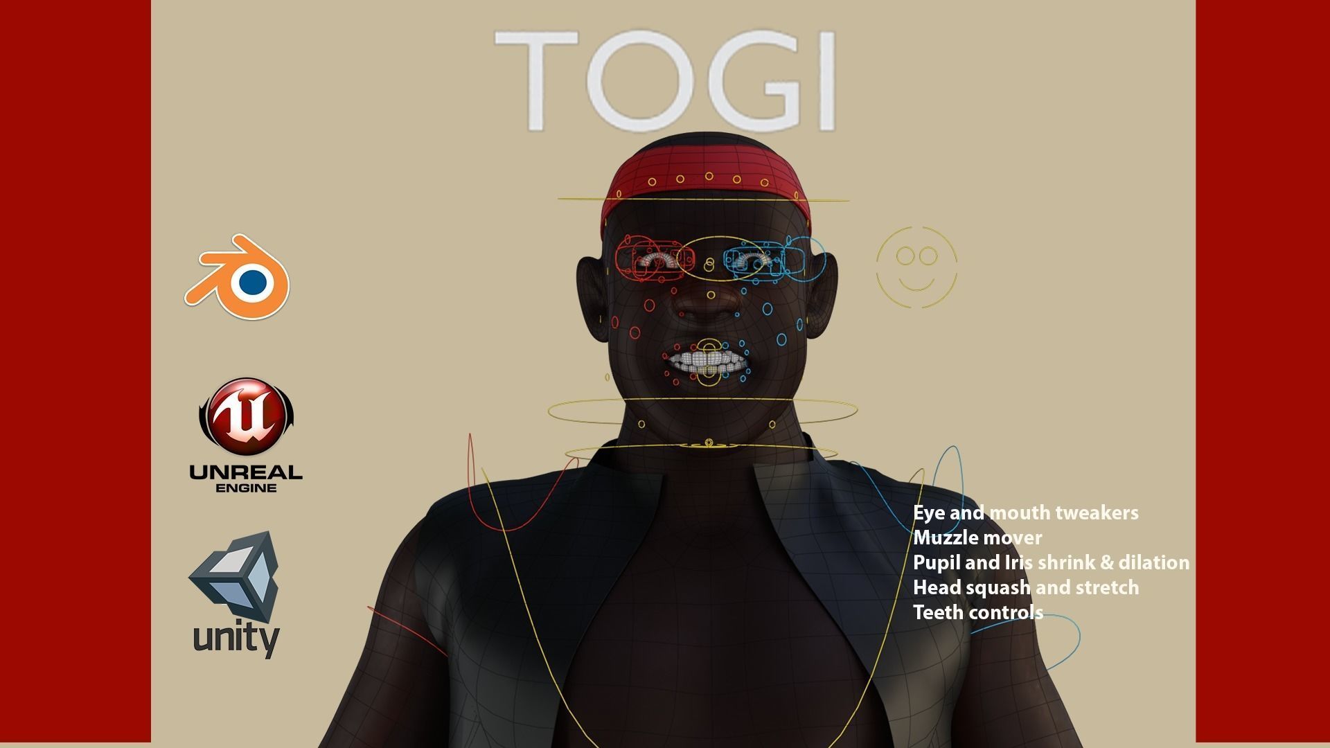 TOGI RIG BLENDER VERSION 3D model rigged | CGTrader