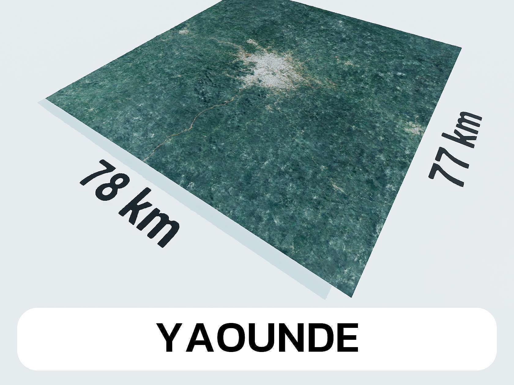 Yaounde Cameroon City Landscape 3D Model 3D model | CGTrader