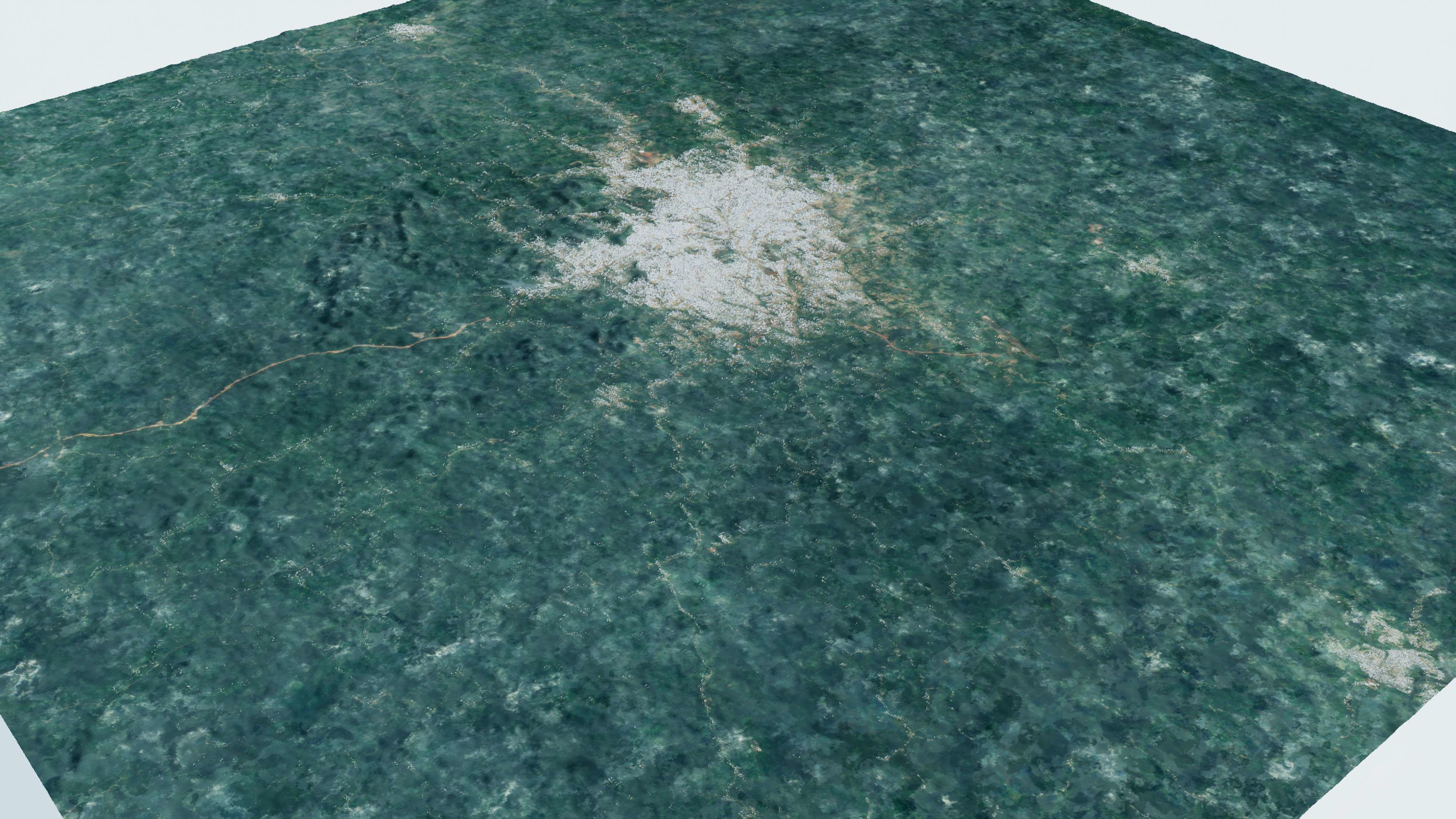 Yaounde Cameroon City Landscape 3D Model 3D model | CGTrader