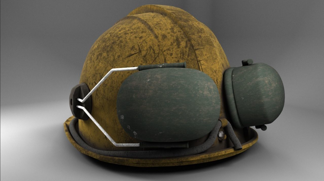Mining Helmet 3D model | CGTrader