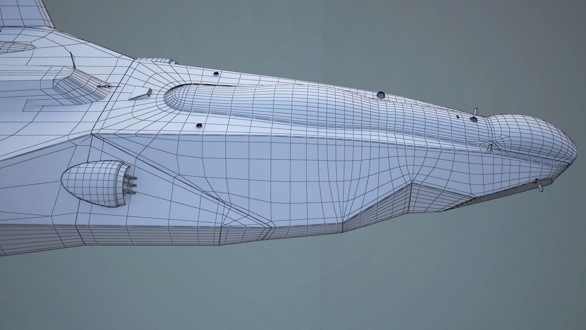 3D model Low-poly Sci-fi Corvette VR / AR / low-poly | CGTrader