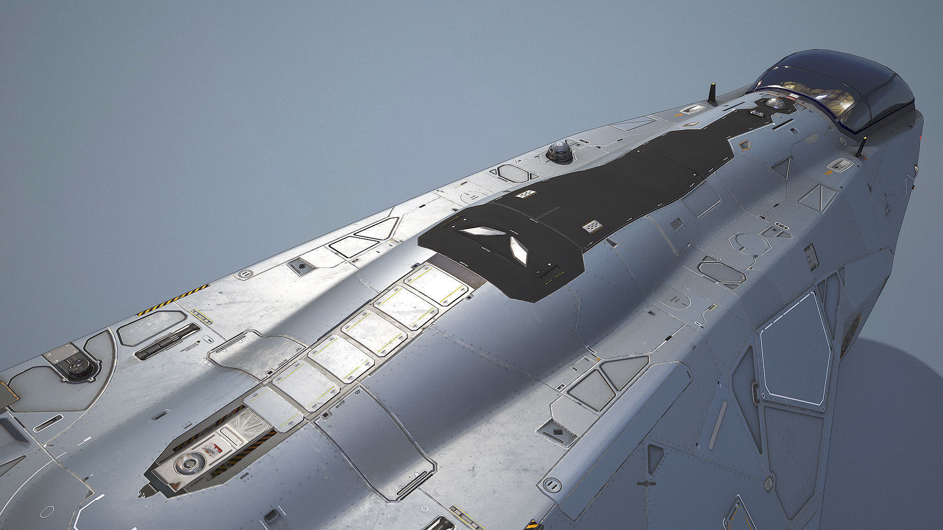 3D model Low-poly Sci-fi Corvette VR / AR / low-poly | CGTrader