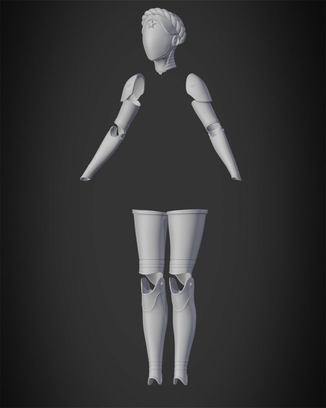 Atomic Heart Twins Full Armor and Helmet for Cosplay 3D Model ...