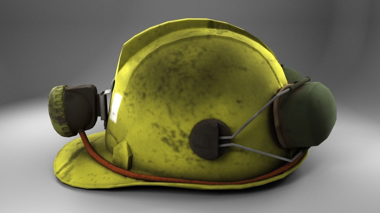 3D model Lowpoly Mining Helmet VR / AR / low-poly | CGTrader