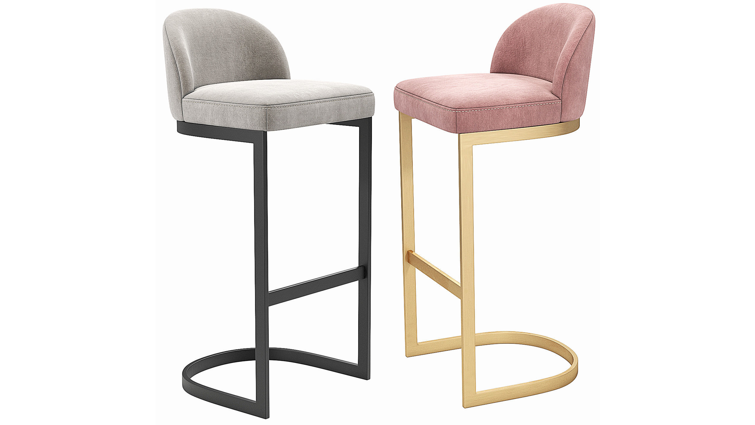 Restoration Hardware 1960S Rome Bar Stool 3D model | CGTrader