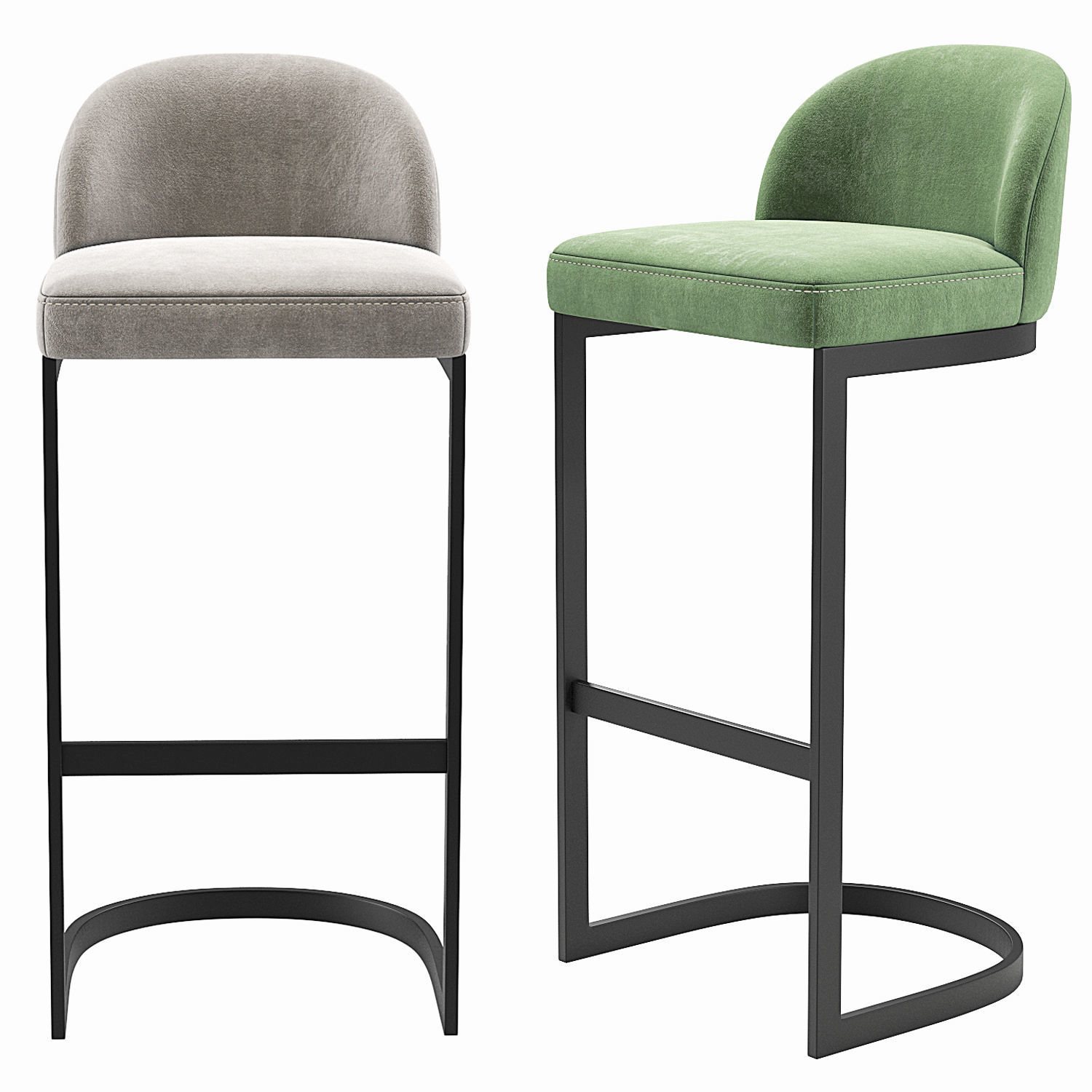 Restoration Hardware 1960S Rome Bar Stool 3D model | CGTrader