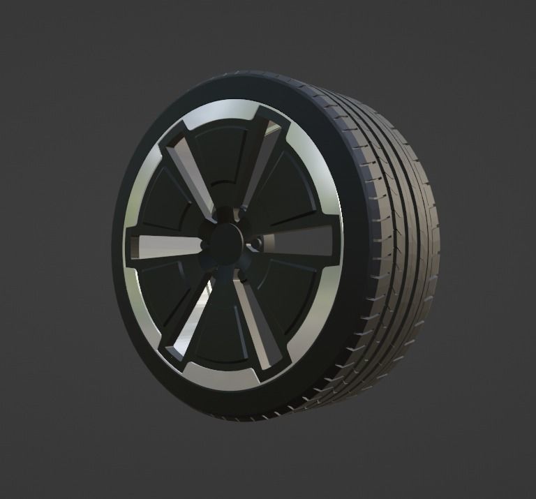 3D model Suv concept wheel VR / AR / low-poly | CGTrader