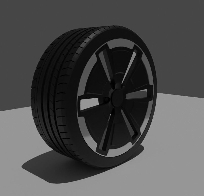 3D model Suv concept wheel VR / AR / low-poly | CGTrader