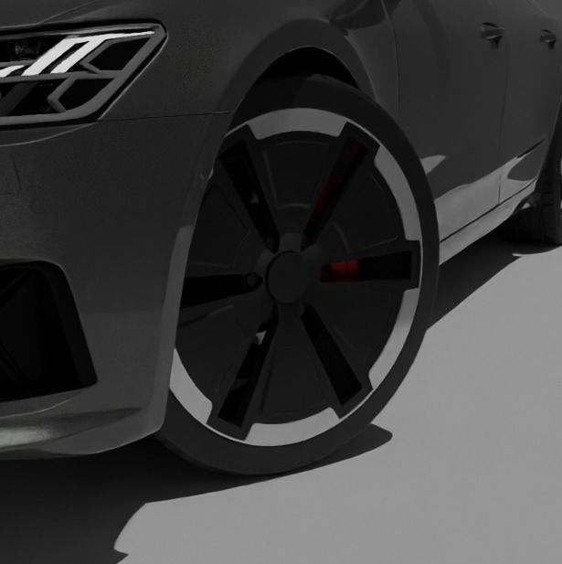 3D model Suv concept wheel VR / AR / low-poly | CGTrader