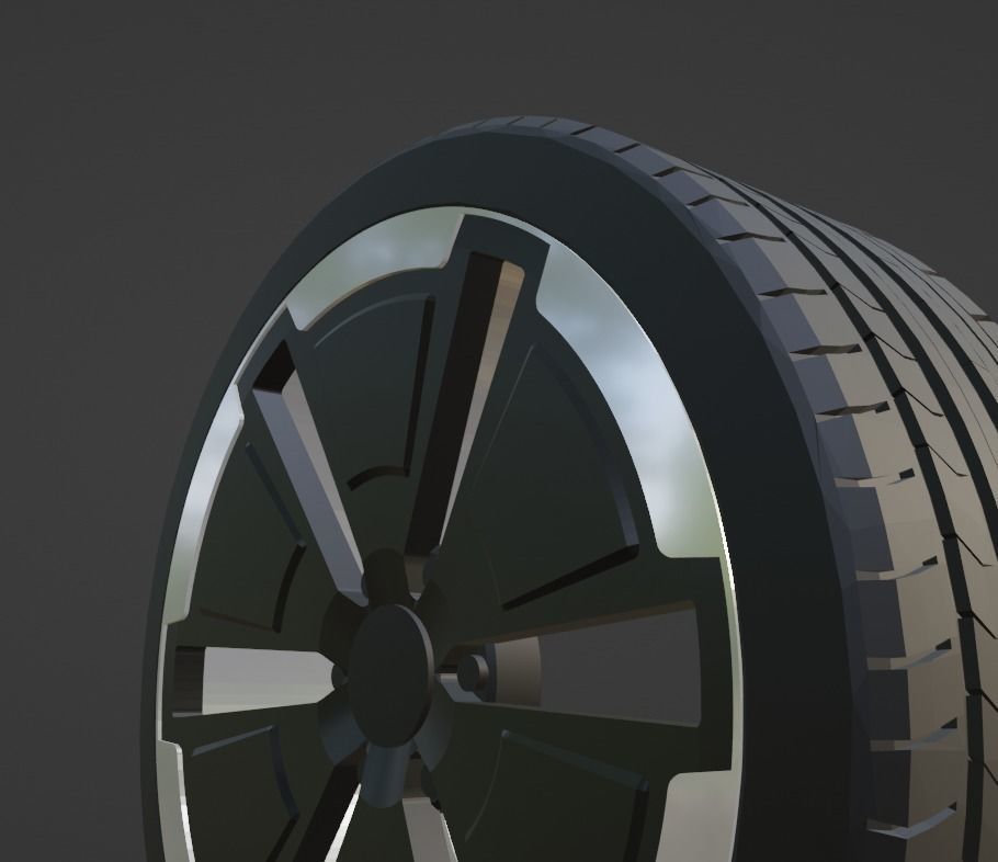 3D model Suv concept wheel VR / AR / low-poly | CGTrader