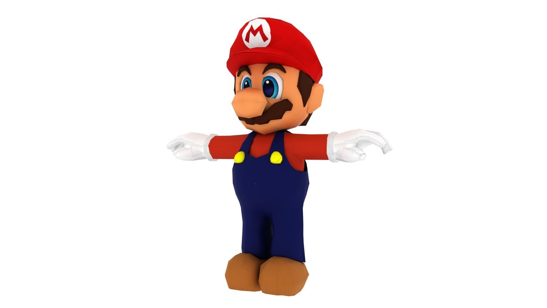 3D model Super Mario VR / AR / low-poly | CGTrader