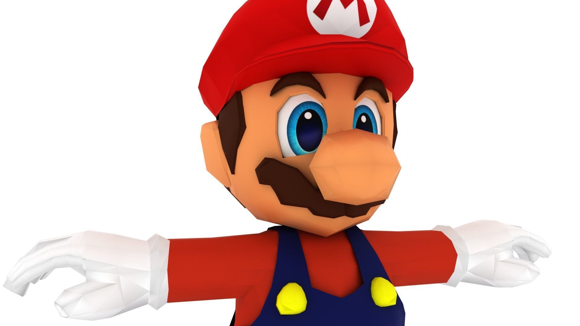 3D model Super Mario VR / AR / low-poly | CGTrader