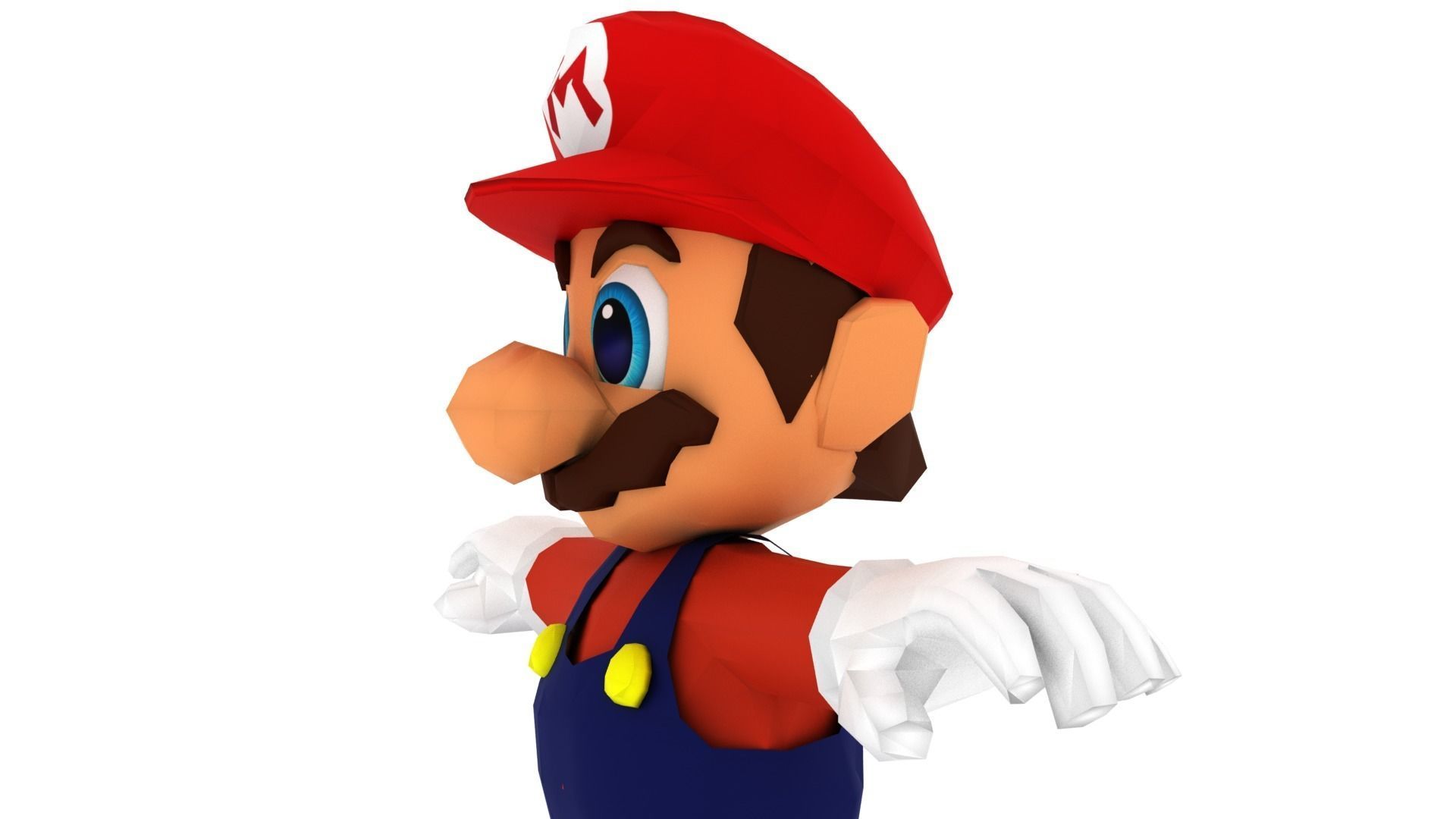 3D model Super Mario VR / AR / low-poly | CGTrader