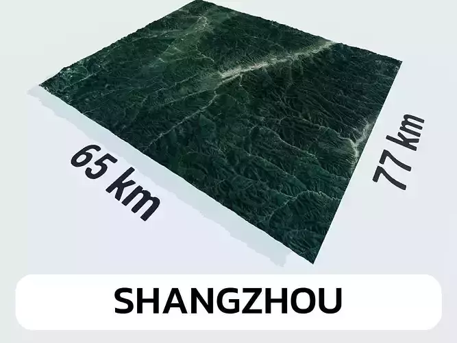Shangzhou China City Landscape 3D Model 3D model | CGTrader