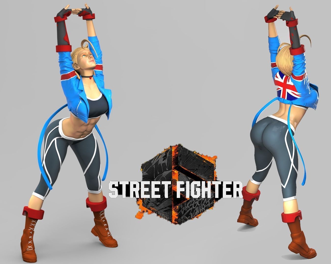 cammy street fighter 6 3D model 3D printable | CGTrader