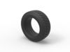 Dirt Sprint racing front tire 3 Scale 1 to 25 3D model 3D printable ...