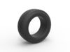 Dirt Sprint racing front tire 3 Scale 1 to 25 3D model 3D printable ...
