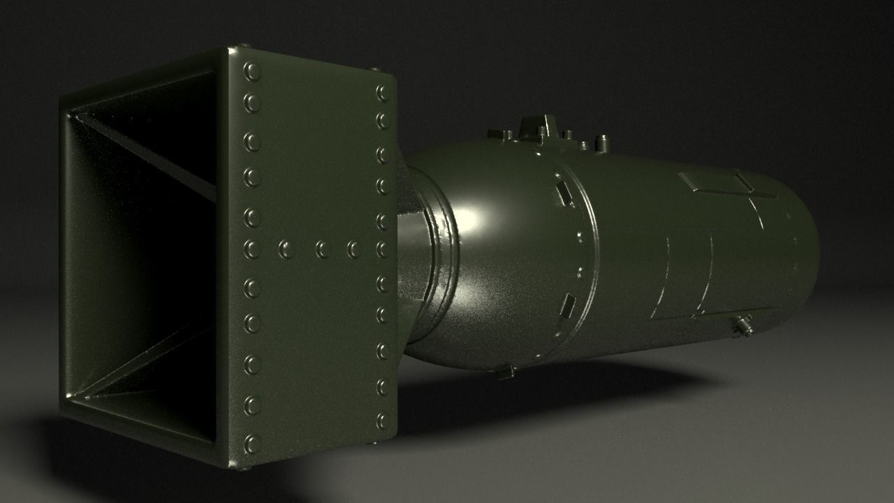 Atomic Bomb for Print 3D model 3D printable | CGTrader