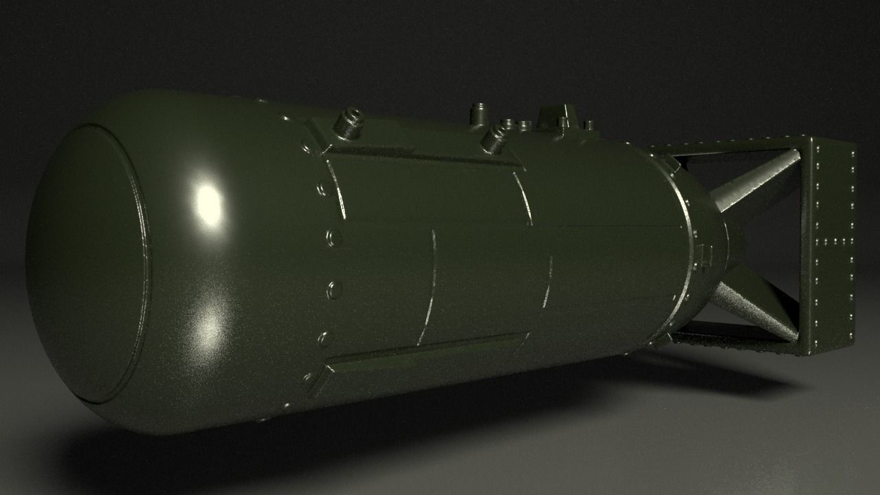 Atomic Bomb for Print 3D model 3D printable | CGTrader