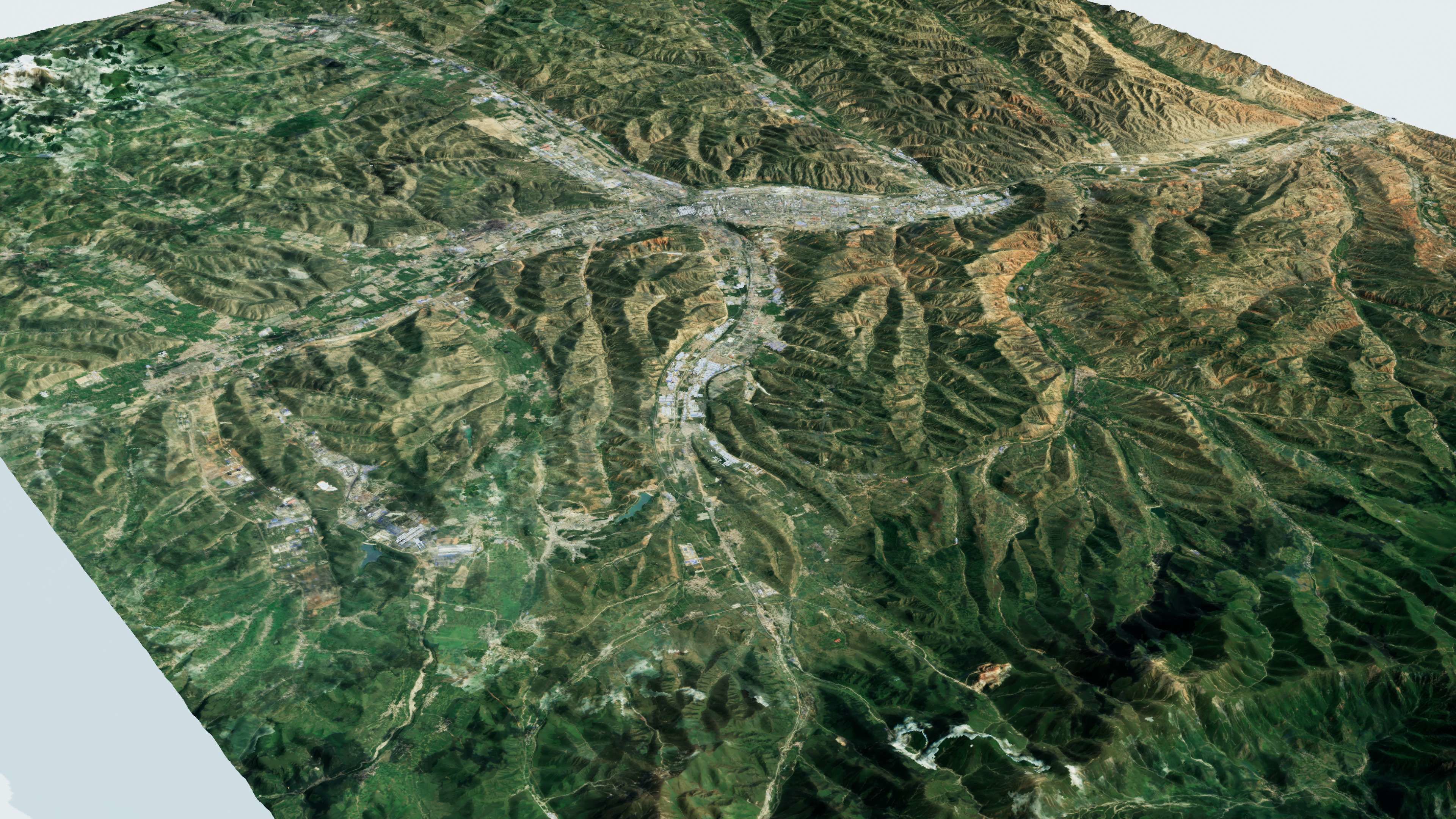 Xining China City Landscape 3D Model 3D model | CGTrader