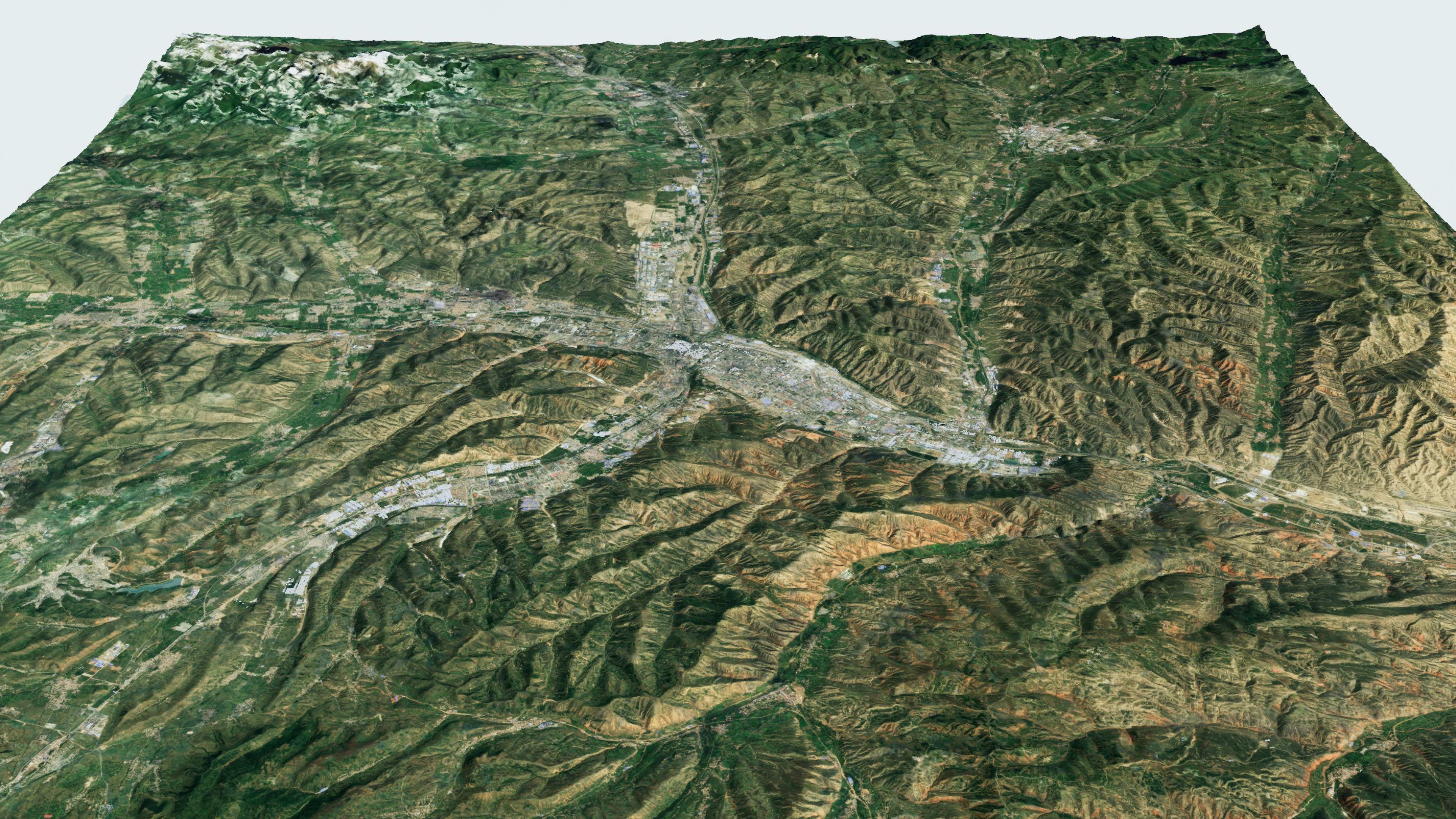 Xining China City Landscape 3D Model 3D model | CGTrader