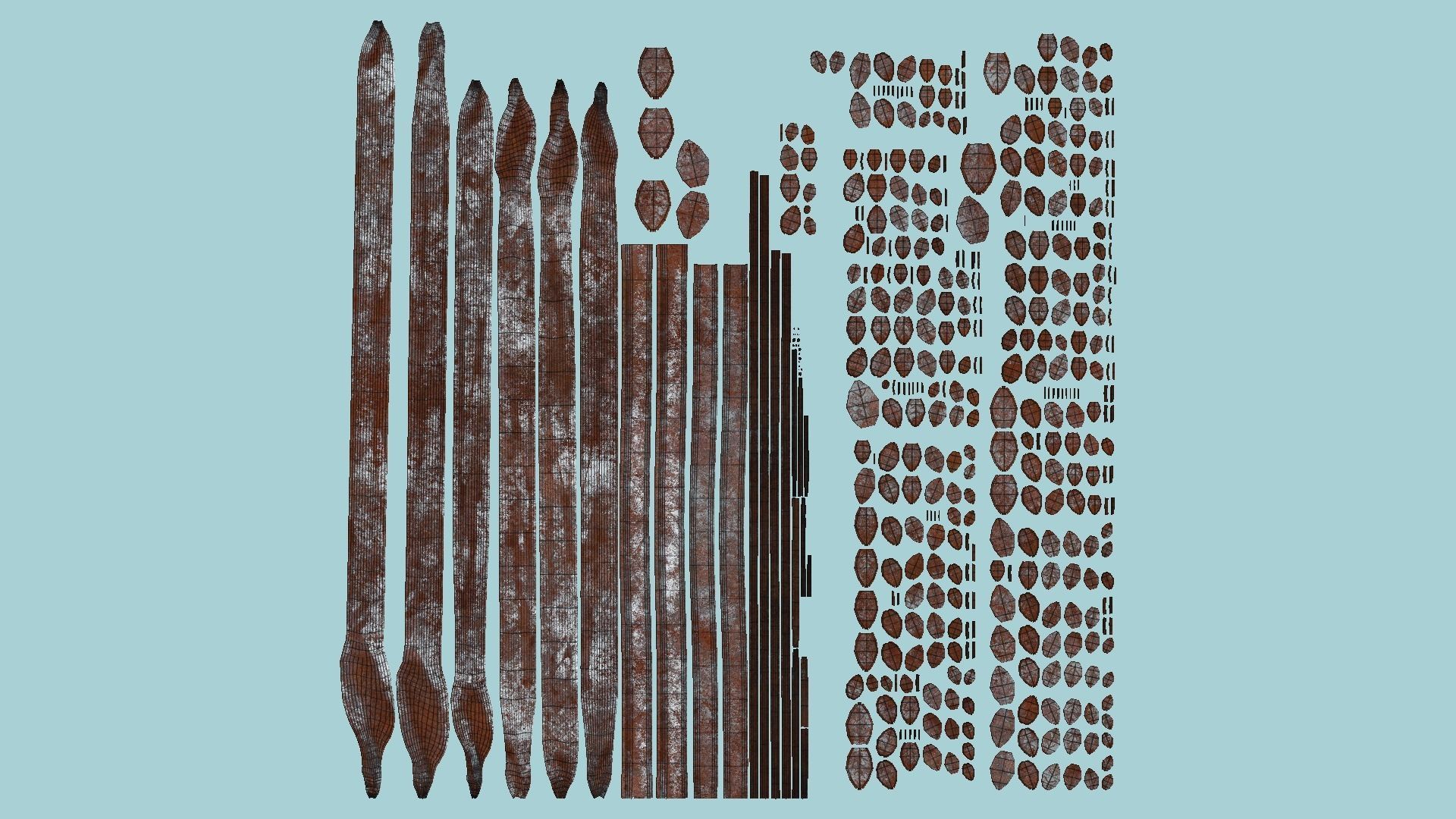 3D model Nature Crown A05 Rust - Fantasy Character Design VR / AR / low ...