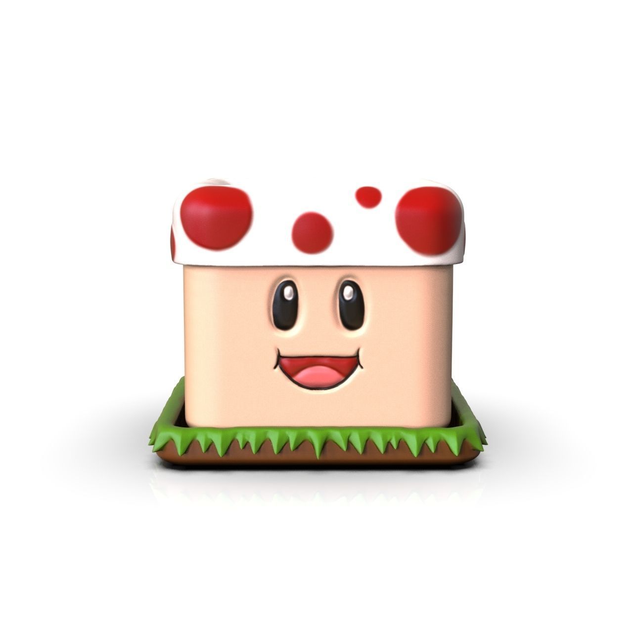 Toad Pot Maceta Mario Bros 3D model 3D printable | CGTrader