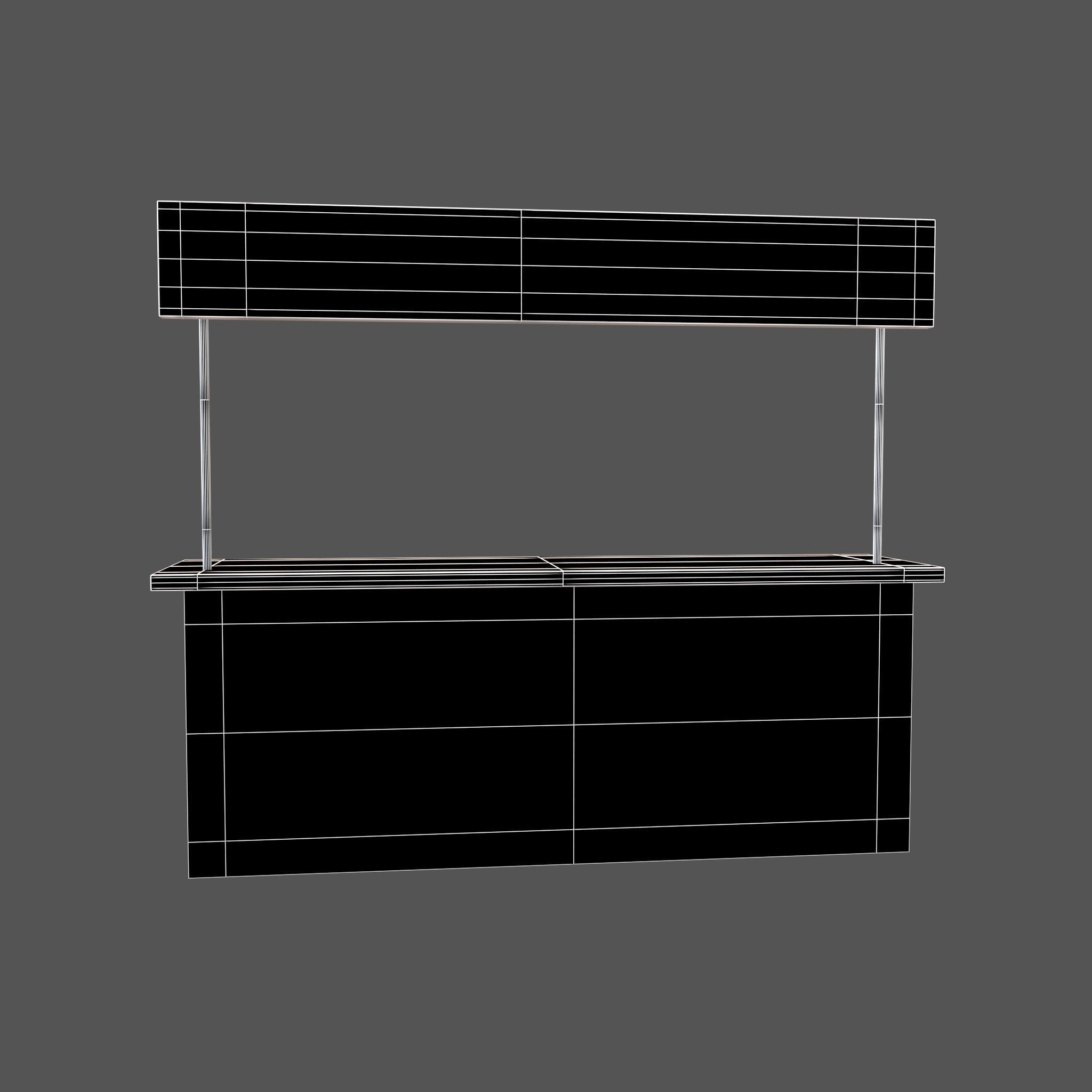 3D model Booth Stand v2 001 VR / AR / low-poly | CGTrader