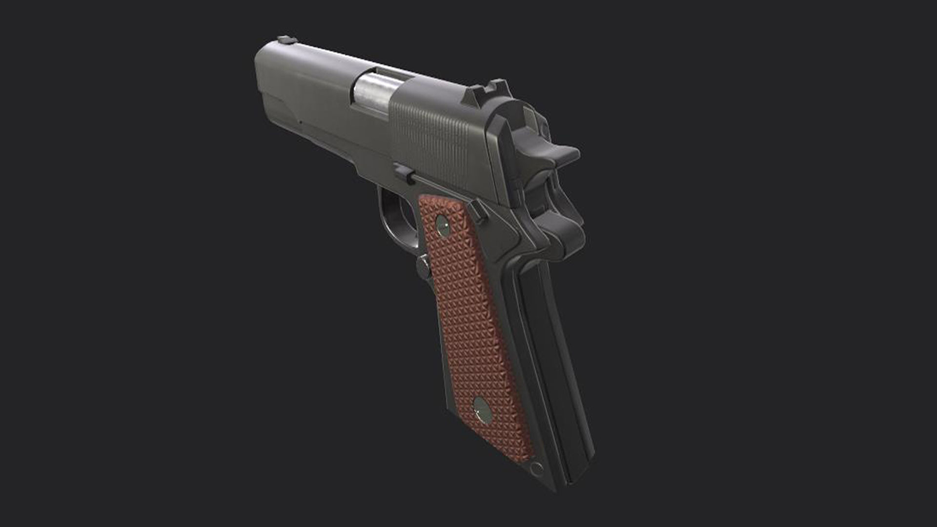 Pistol M1911 - Asset Weapon free VR / AR / low-poly 3D model | CGTrader