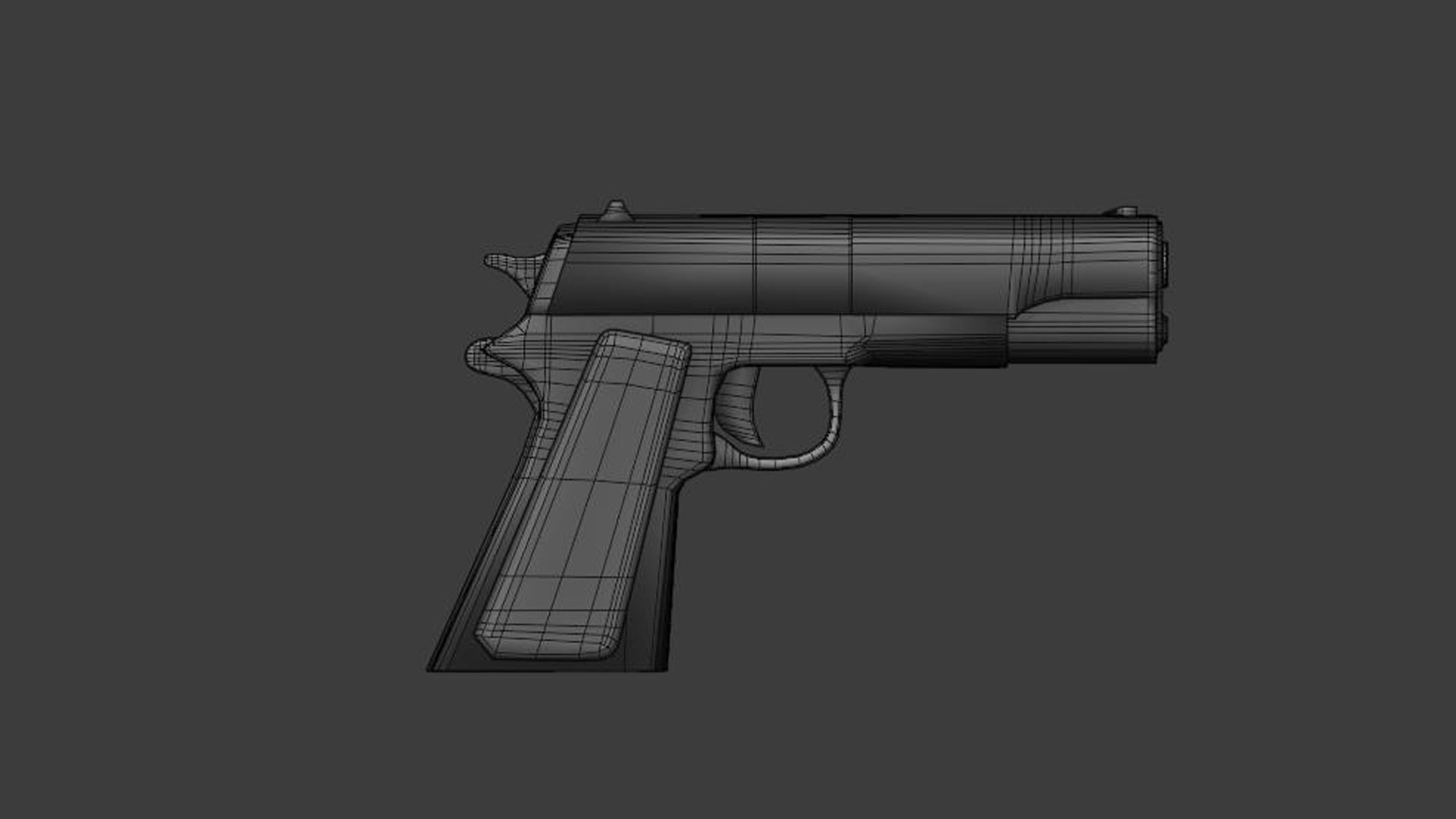 Pistol M1911 - Asset Weapon free VR / AR / low-poly 3D model | CGTrader
