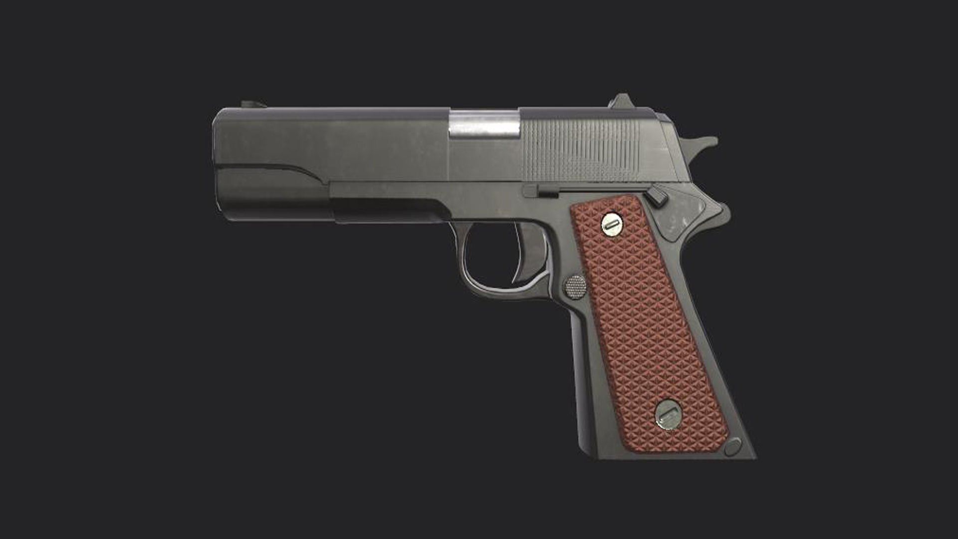 Pistol M1911 - Asset Weapon free VR / AR / low-poly 3D model | CGTrader