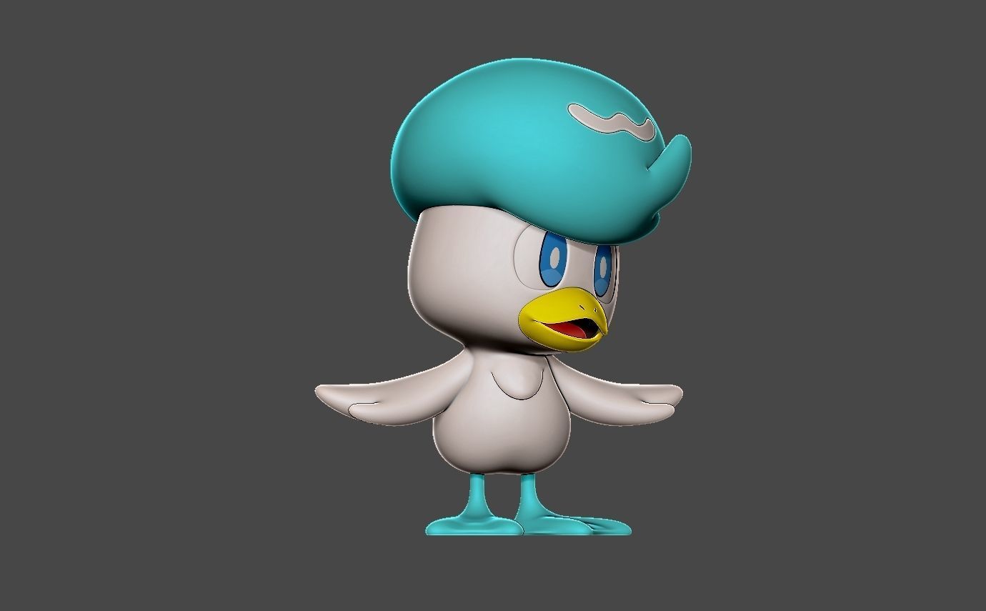 Pokemon quaxly evolution pack 3D model 3D printable | CGTrader