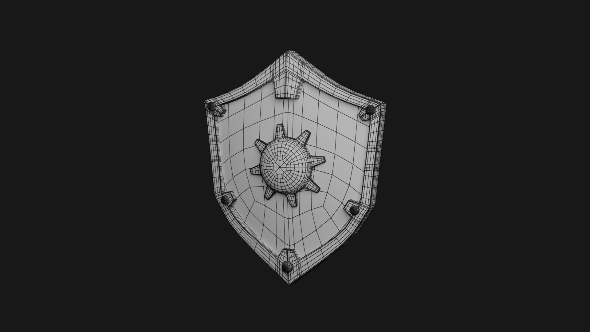 Shield 3D Model 3D model 3D printable | CGTrader