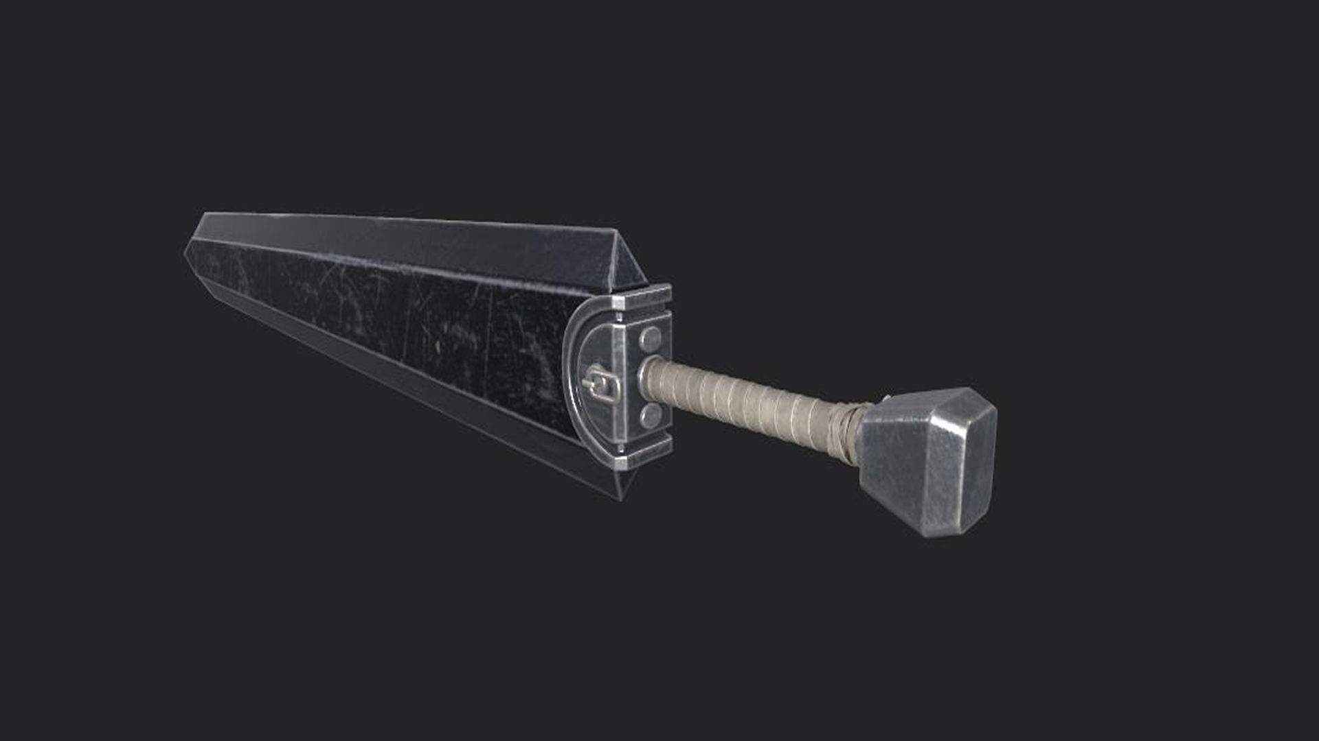 Berserk - Dragon Slayer Sword - Asset Fan Model Art free VR / AR / low ...