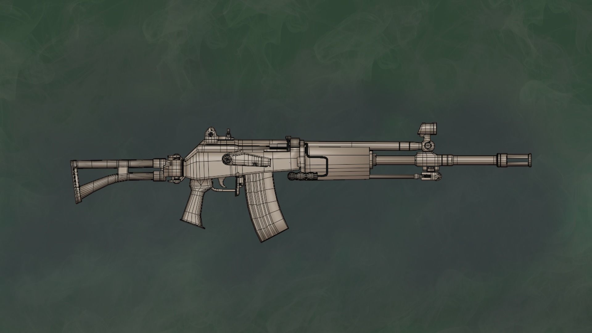 Assault Rifle Galil Arm 556 - Asset free VR / AR / low-poly 3D model ...