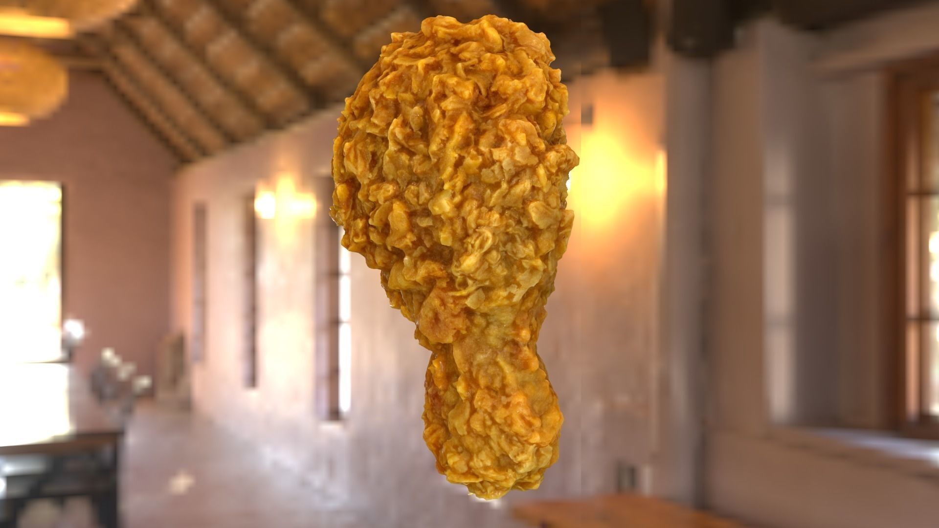 Fried Chicken 3D model | CGTrader