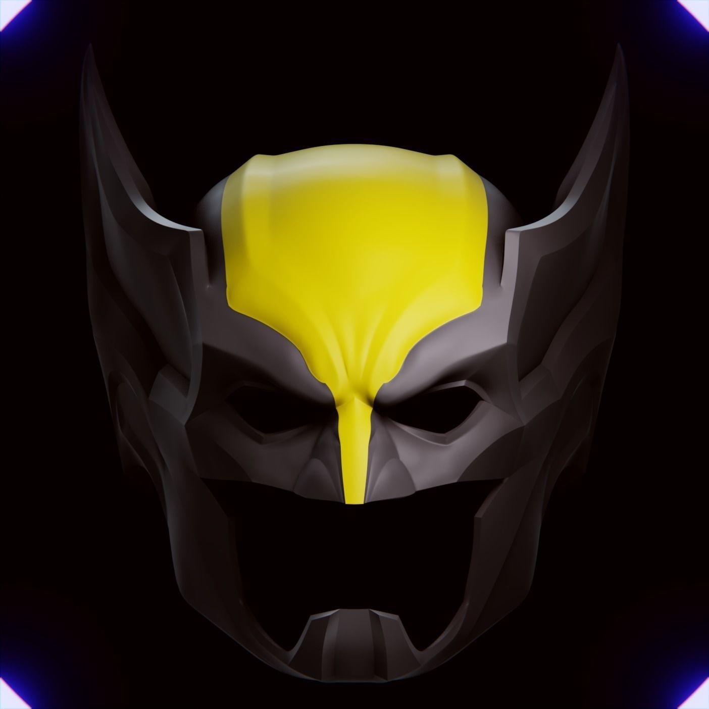 WOLVERINE CUSTOM COWL HELMET 2 3D model 3D printable | CGTrader
