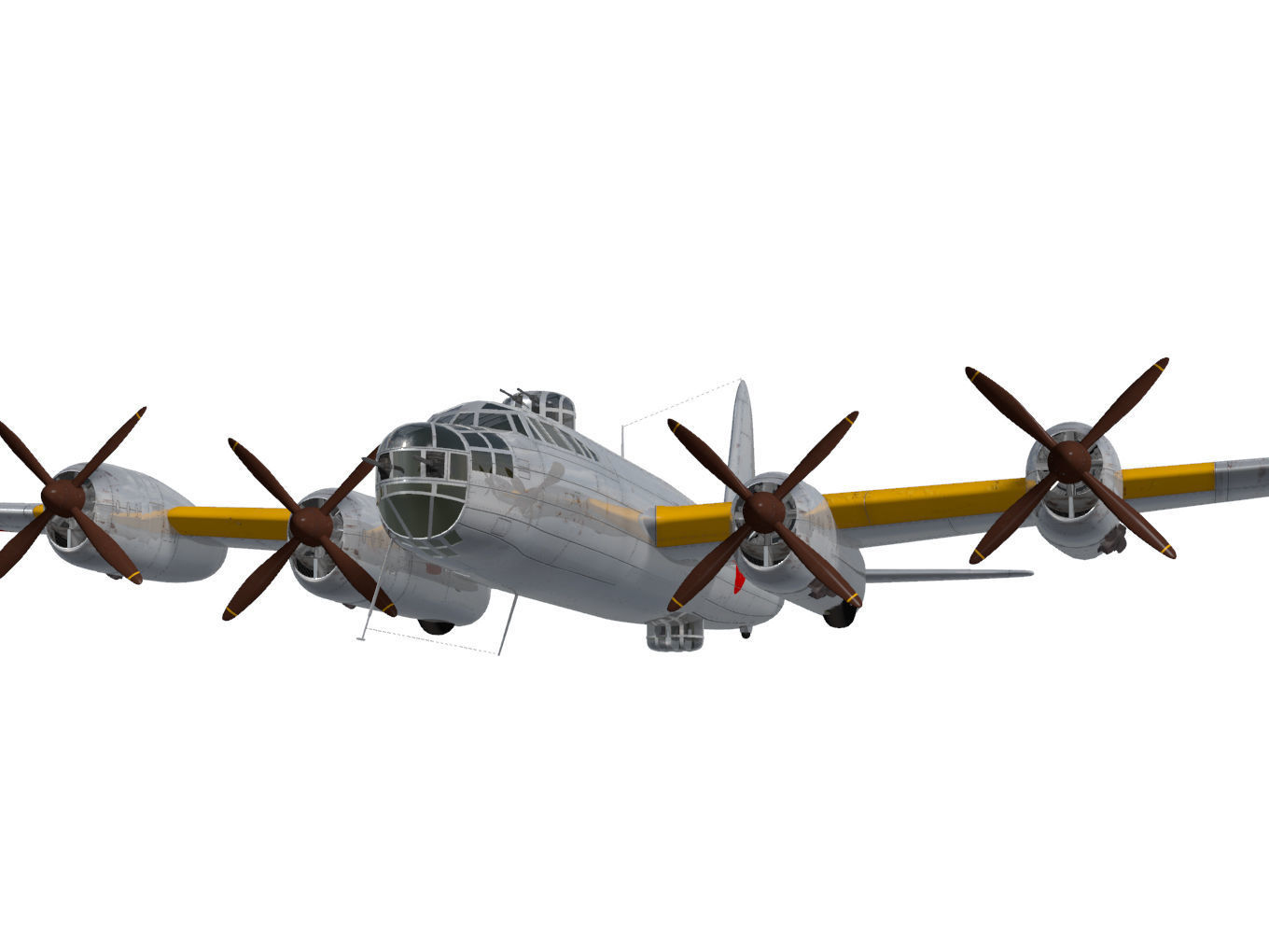 Nakajima G8N Renzan 3D model | CGTrader