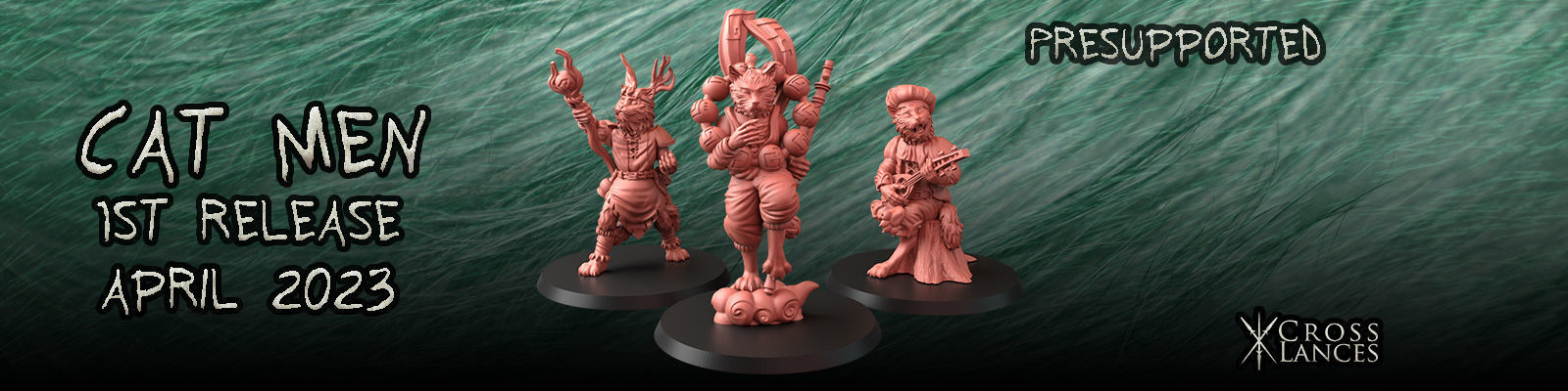 Catmen 2 3D model 3D printable | CGTrader