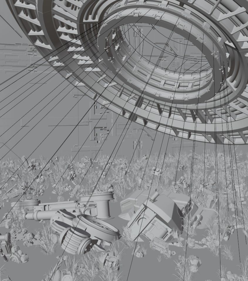 3D model Abandoned Machine Graveyard VR / AR / low-poly | CGTrader