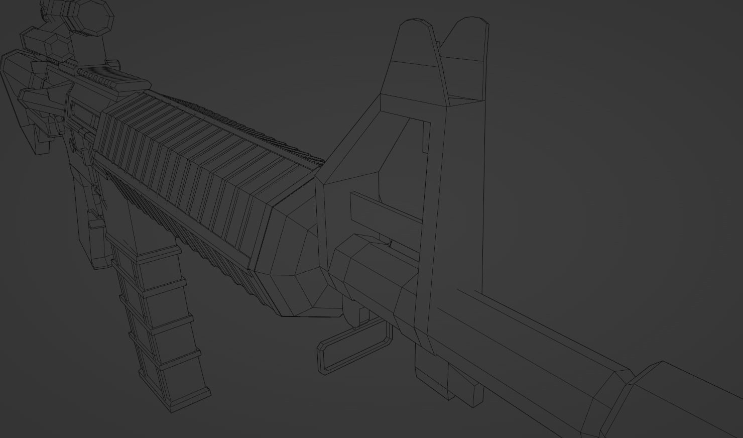 M16A3 rifle free VR / AR / low-poly 3D model | CGTrader