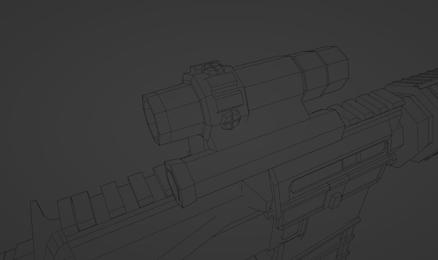 M16A3 rifle free VR / AR / low-poly 3D model | CGTrader