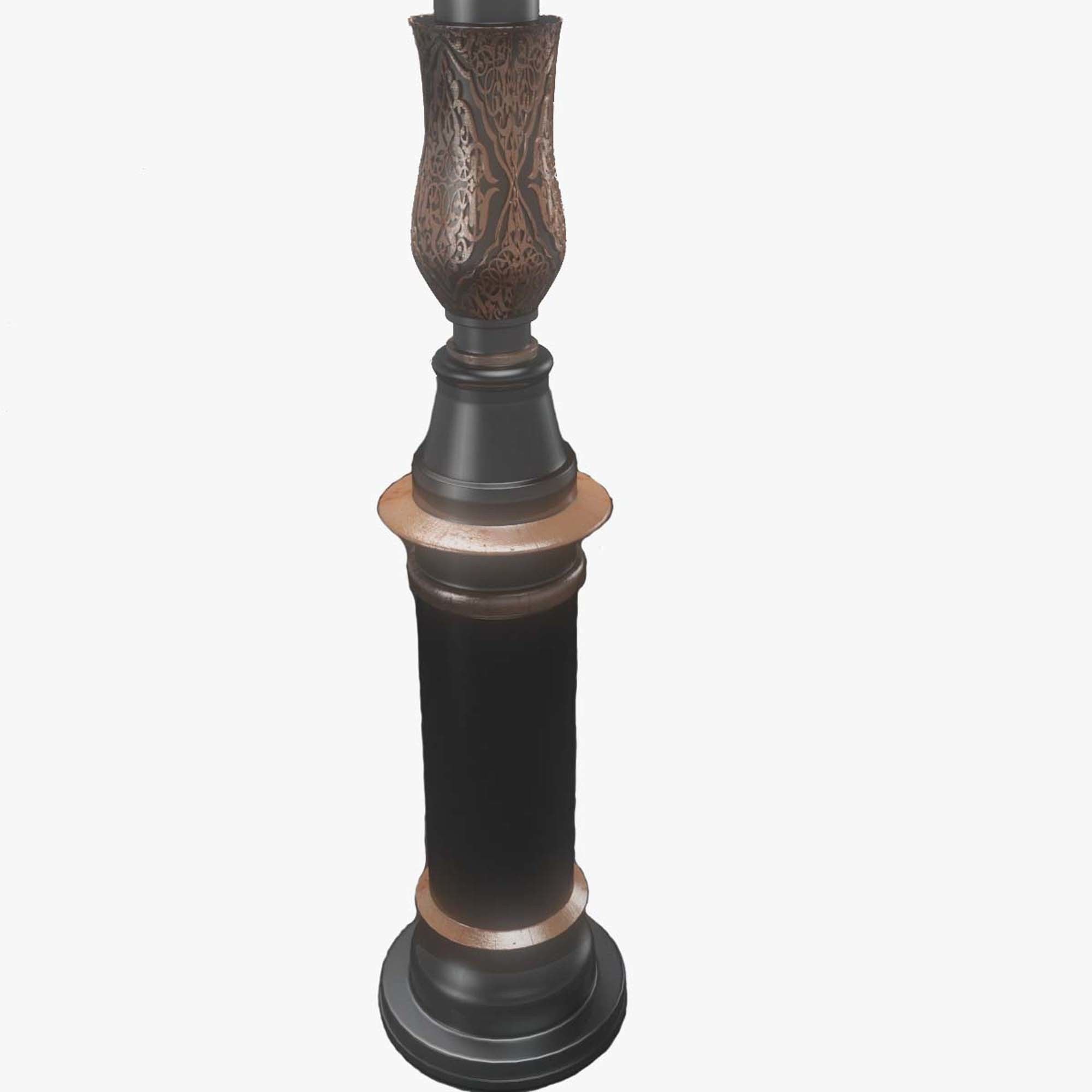 Lighting Colman 1pol free 3D model rigged | CGTrader